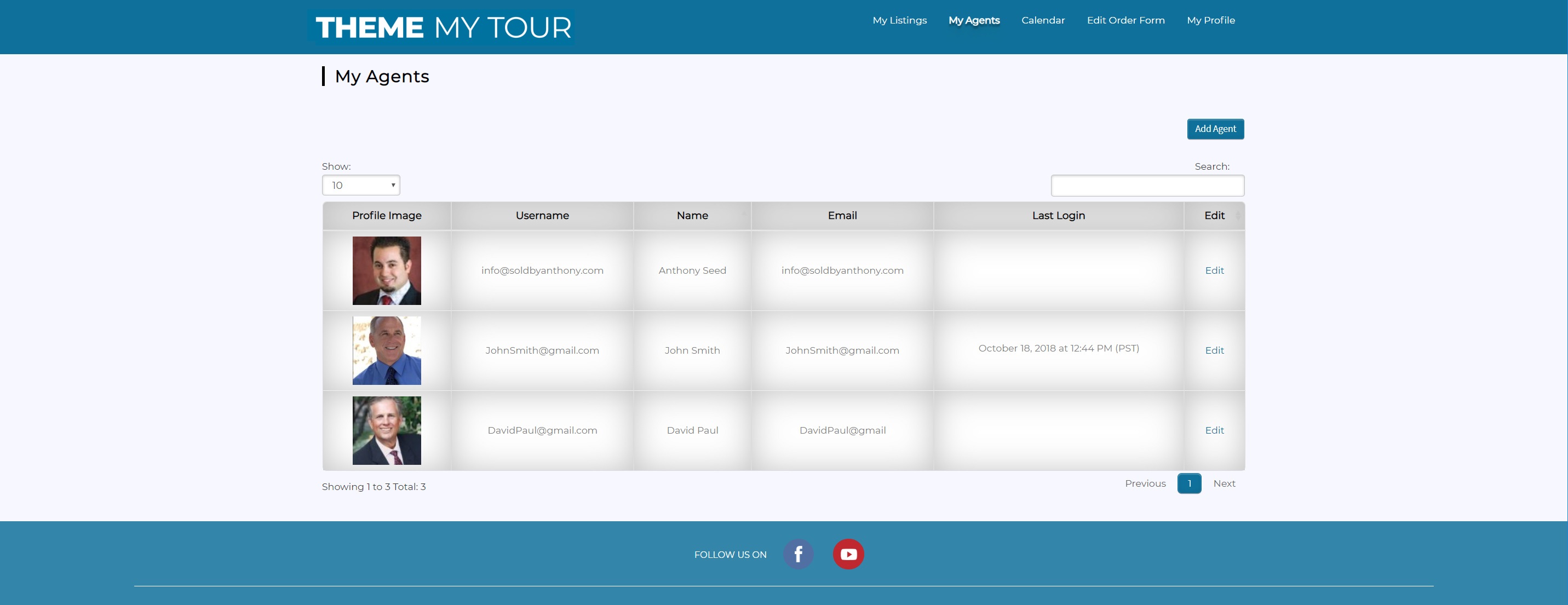 Agents | THEME MY TOUR